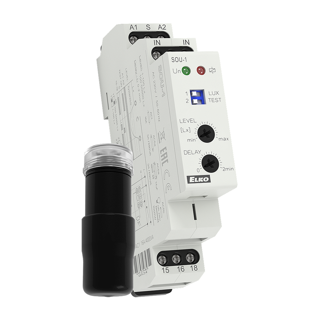 ФОТОРЕЛЕ SOU-1 230V + SENSOR | Релпол България